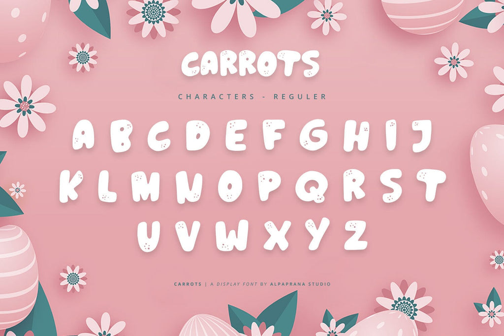 Carrots - Display Font - So Fontsy
