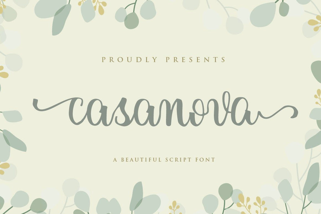 Casanova Script - So Fontsy