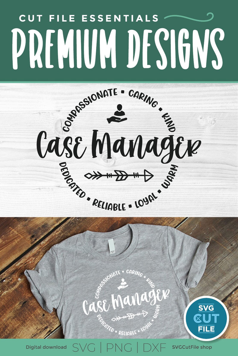 Case Manager svg for a social worker - So Fontsy