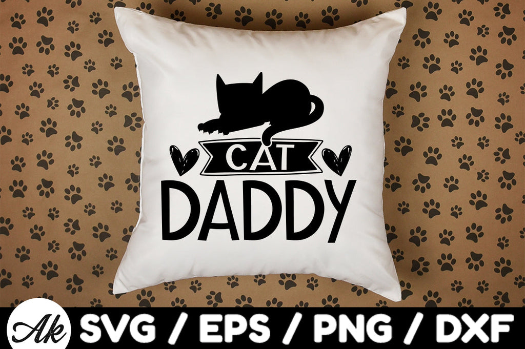 Cat daddy svg - So Fontsy