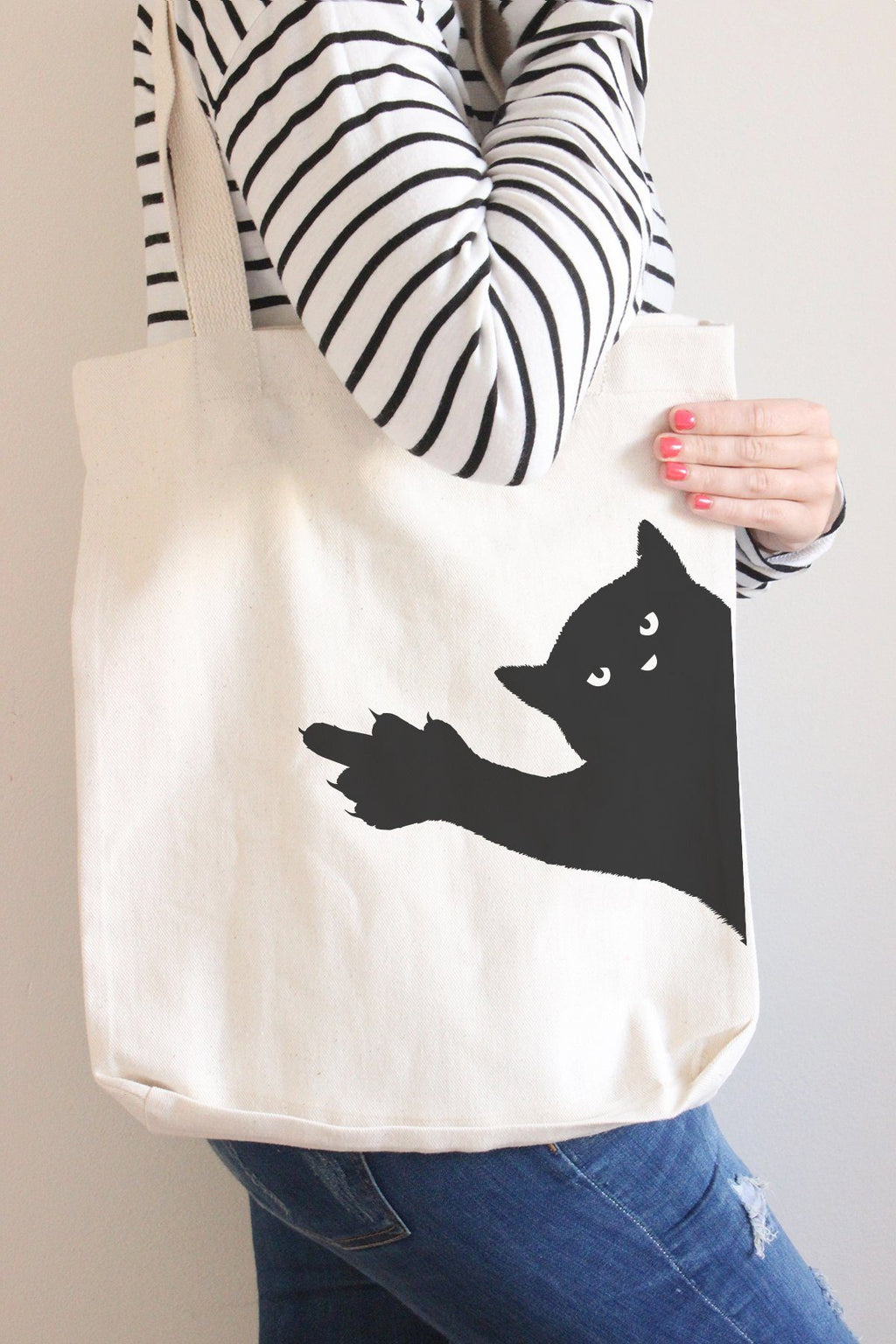 Cat Holding Up Middle Finger Cut File SVG - So Fontsy