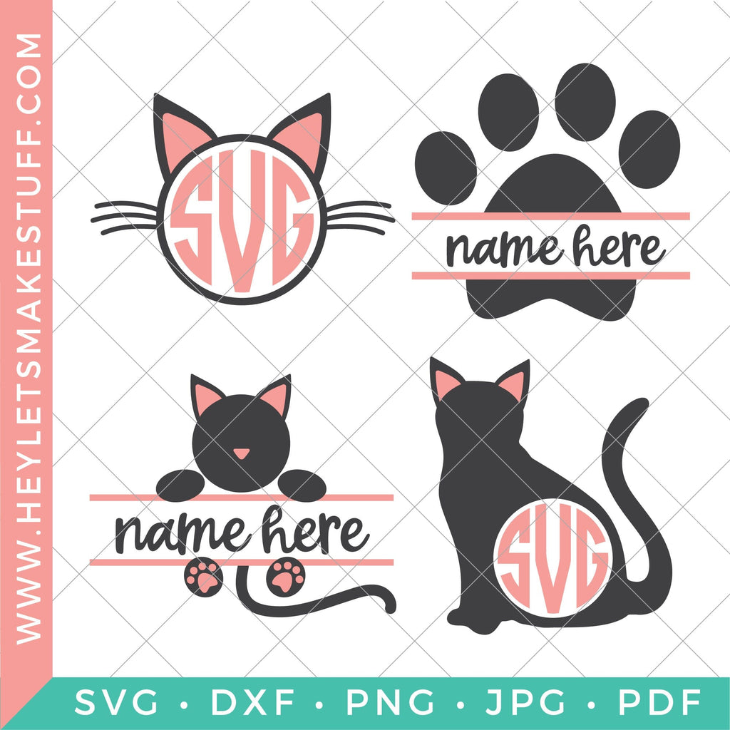 Cat Monogram Bundle - So Fontsy