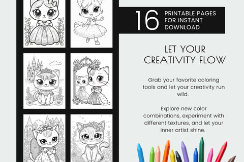 large princess coloring pages