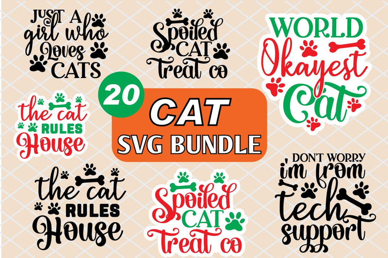 Cat SVG Bundle - So Fontsy