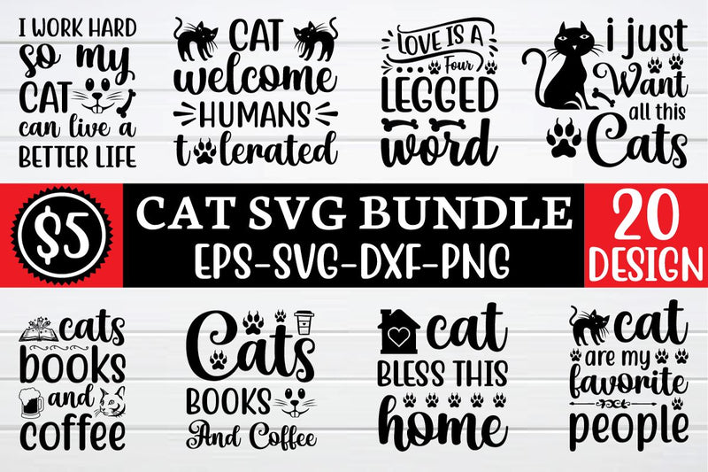 cat svg bundle vol 4 - So Fontsy