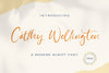 Catthy Wellingten - Modern Script Font - So Fontsy