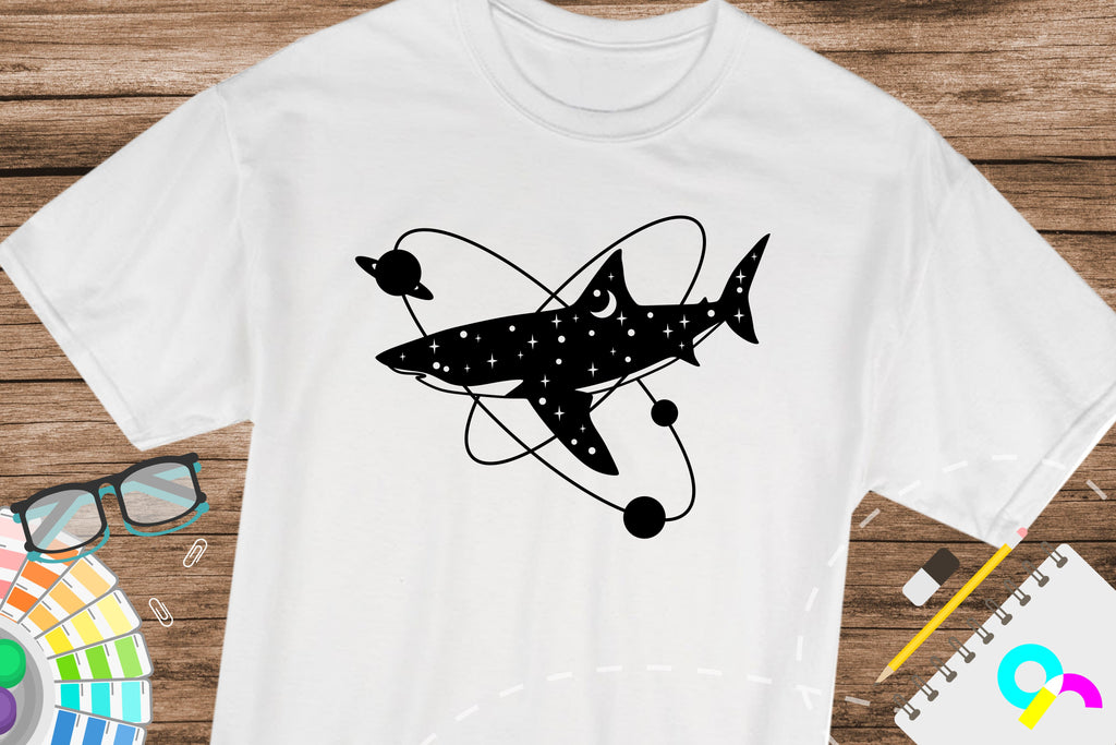 Celestial shark svg, Sea creature - So Fontsy