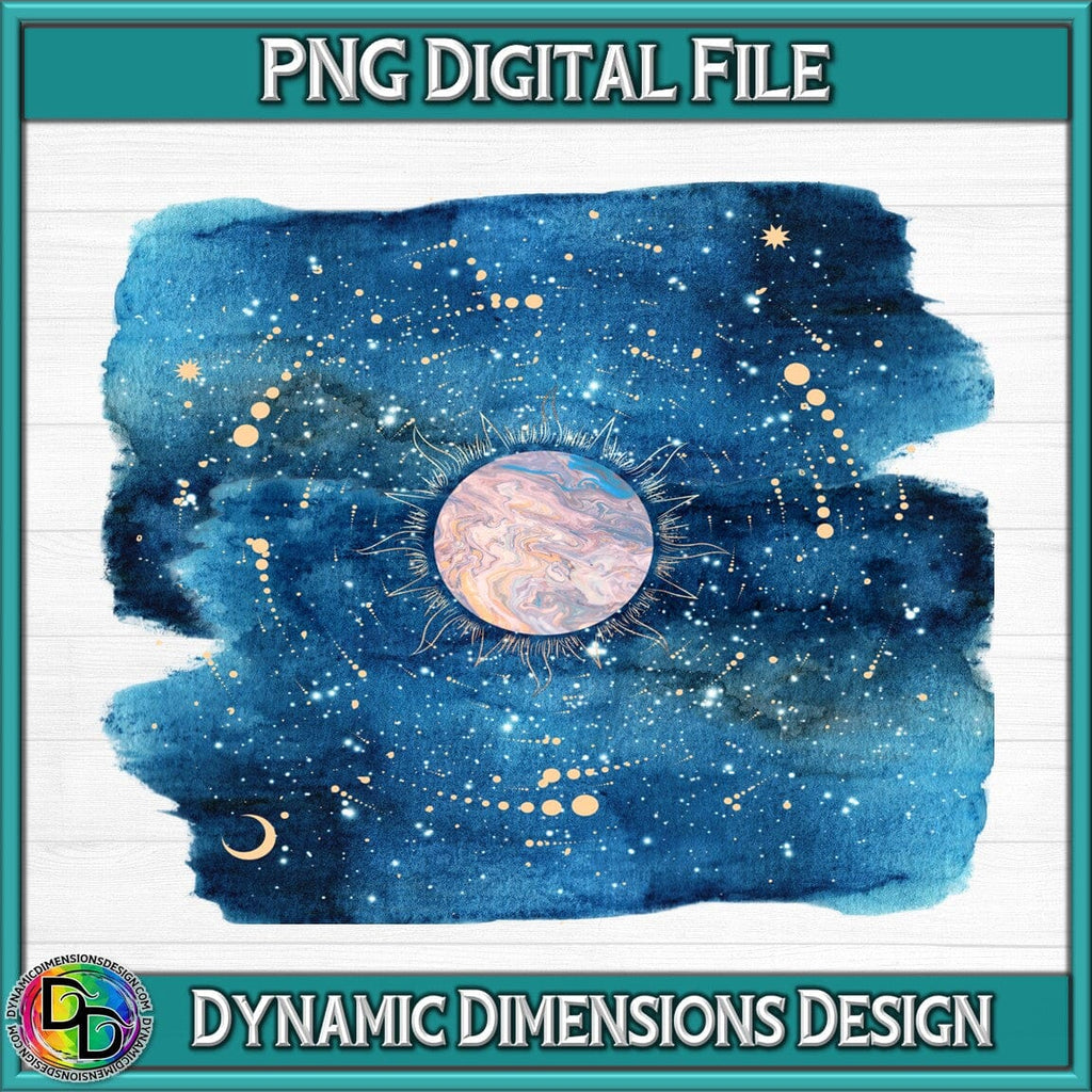 Celestial sun and moon, - So Fontsy