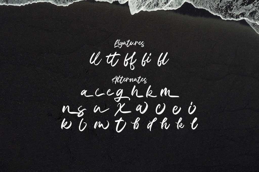 Celline Fram - Textured Brush Font - So Fontsy