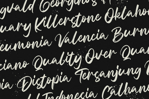 Celline Fram - Textured Brush Font - So Fontsy
