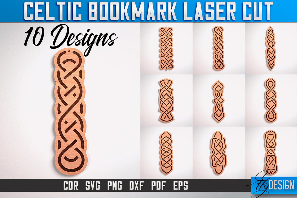 Celtic Bookmark Laser Cut SVG | Bookmark Laser Cut SVG Design | CNC ...
