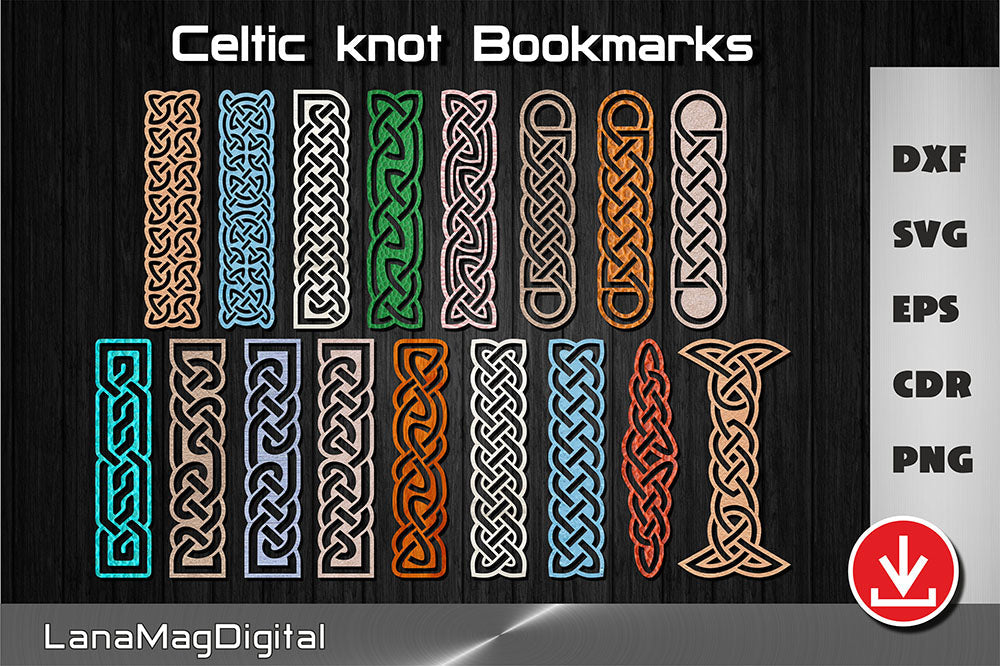 Celtic bookmarks svg, Celtic knot svg, Bookmark template - So Fontsy