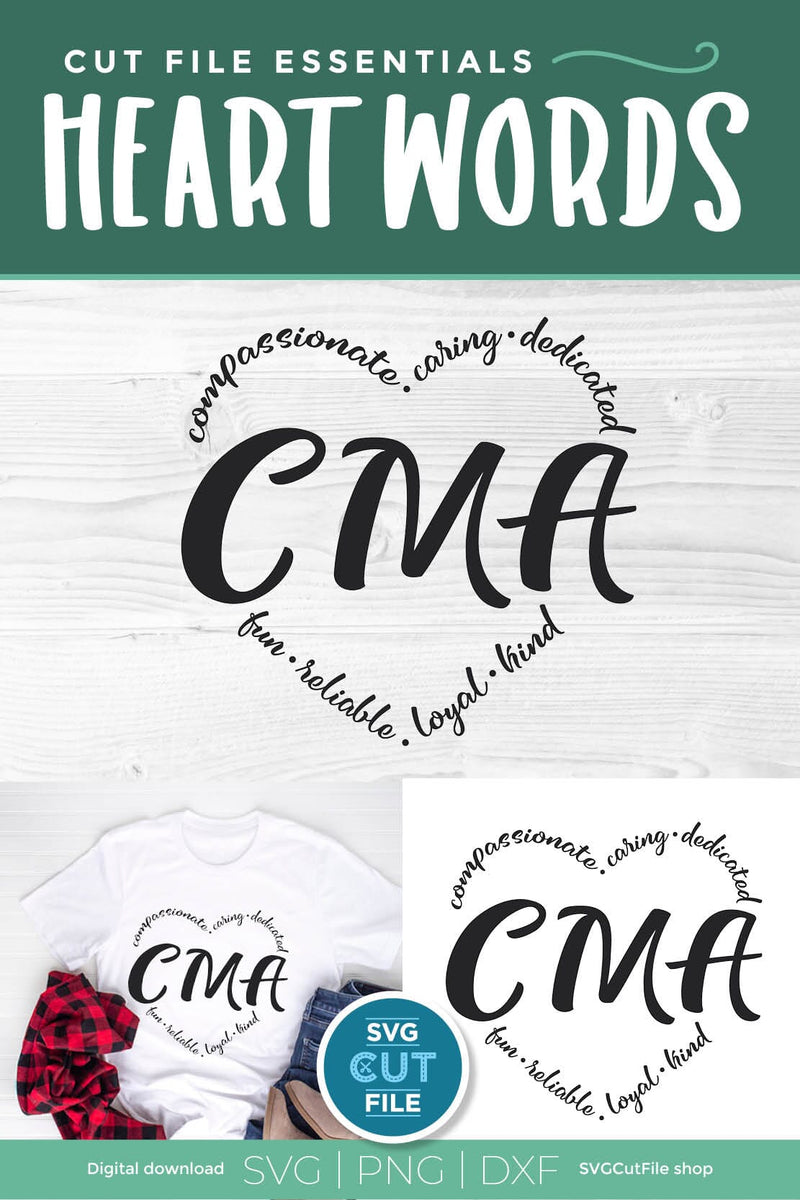 Certified Medical Assistant svg, CMA svg - So Fontsy