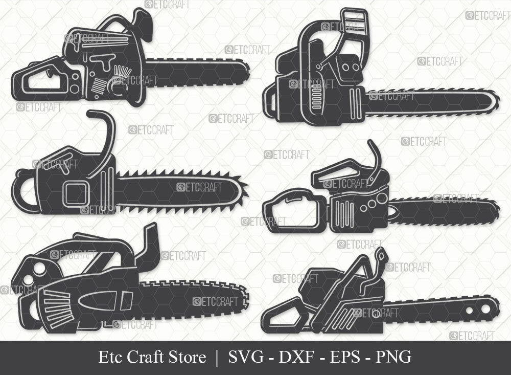 Chain Saw SVG, Chain Saw Silhouette, Logging Chainsaw Svg, Wood Cutting ...
