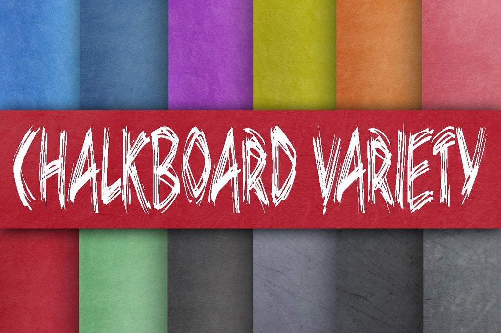 Chalkboard Variety Paper Textures Digital Paper - So Fontsy