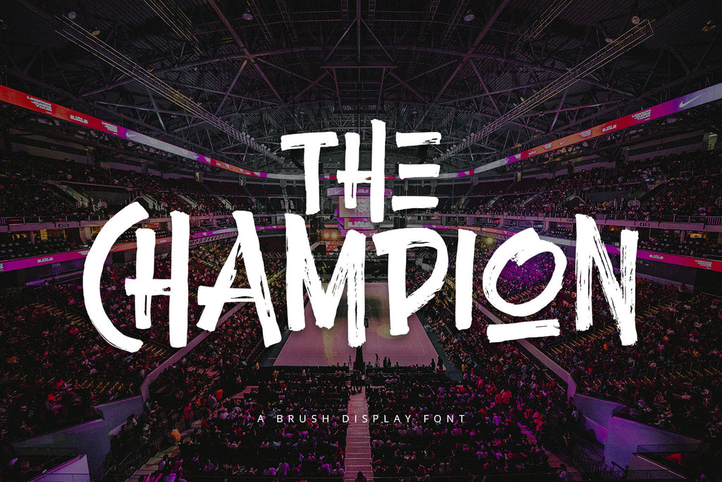 Champion - Brush Font - So Fontsy