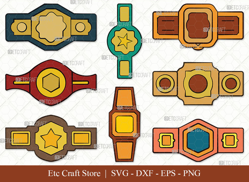 Championship Belt SVG, Belt Clipart, Belt Svg, Champion Belt Svg ...