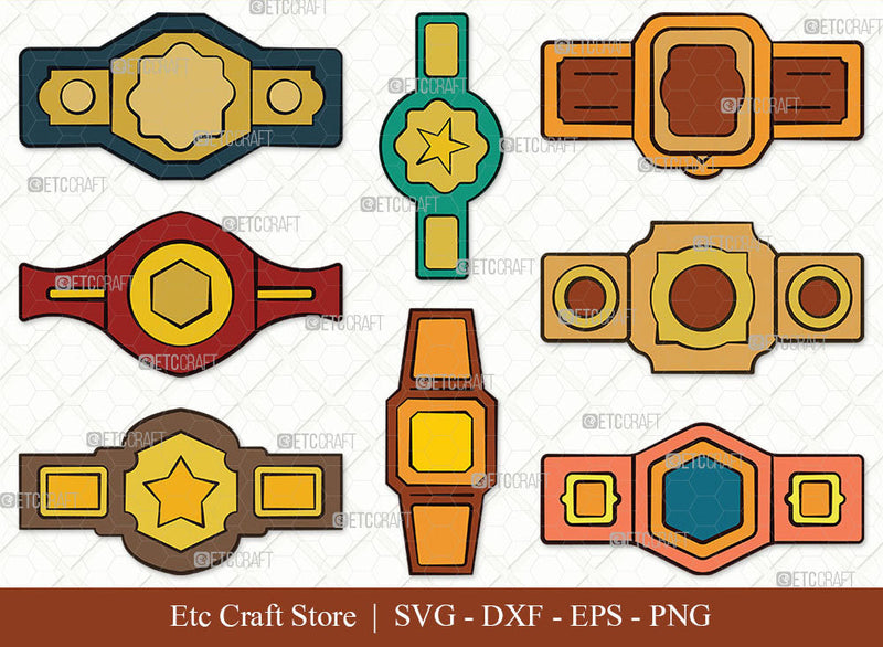 Championship Belt SVG, Belt Clipart, Belt Svg, Champion Belt Svg ...