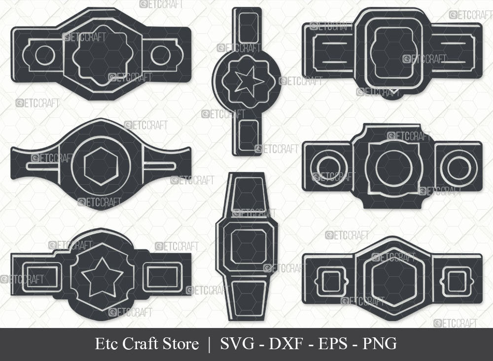 Championship Belt SVG, Belt Silhouette, Belt Svg, Champion Belt Svg ...