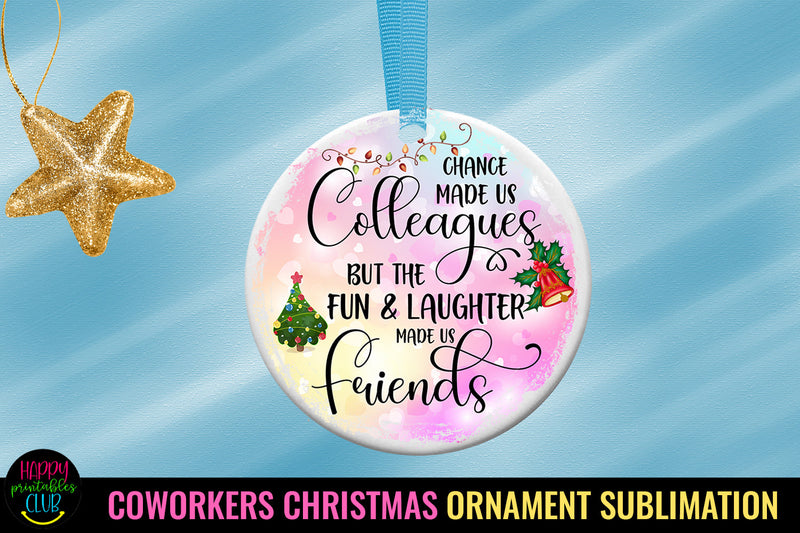 Coworker Christmas Ornament PNG I Christmas Ornament Sublimation - So ...