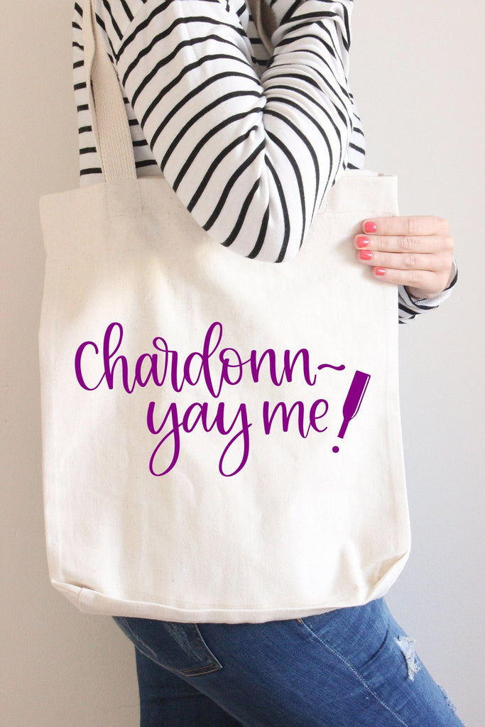 Chardonn-Yay Me! Hand Lettered Cut File - So Fontsy