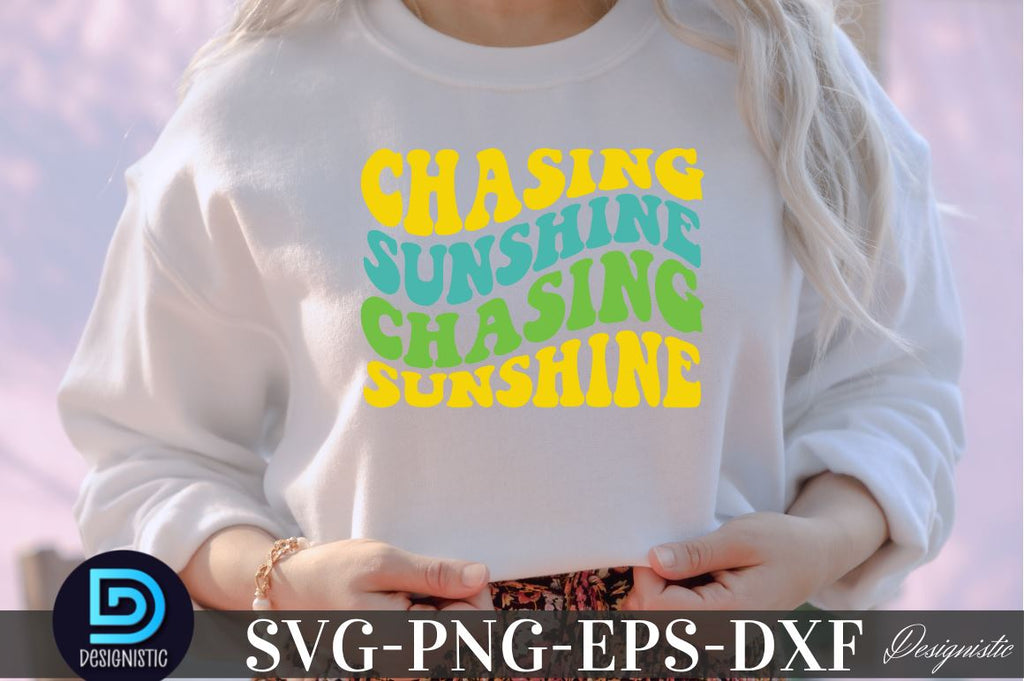 Chasing Sunshine, Summer SVG - So Fontsy