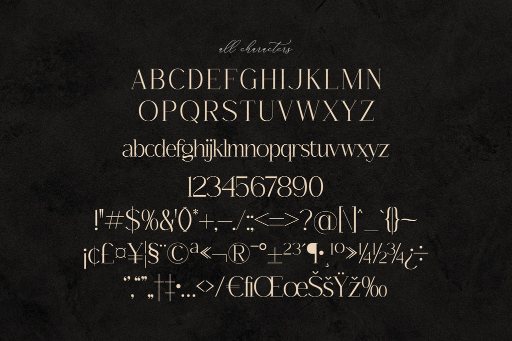 CHAVTER Typeface - So Fontsy
