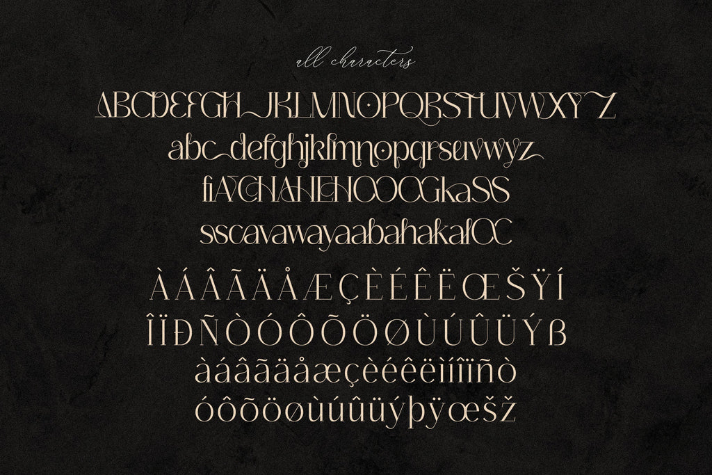 CHAVTER Typeface - So Fontsy