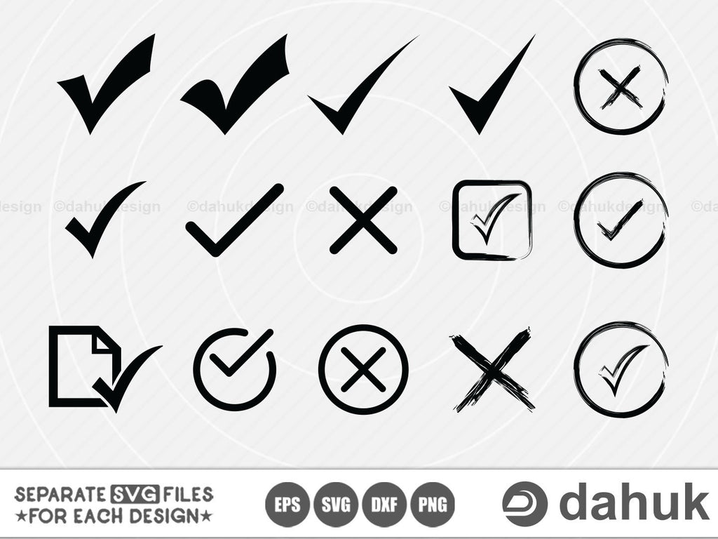 Check mark svg, Check mark Silhouette, eps, dxf, clipart, svg files ...