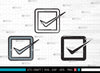 Check Mark SVG Cut File | Tick Mark Svg | Check Box Svg | Cross Mark ...