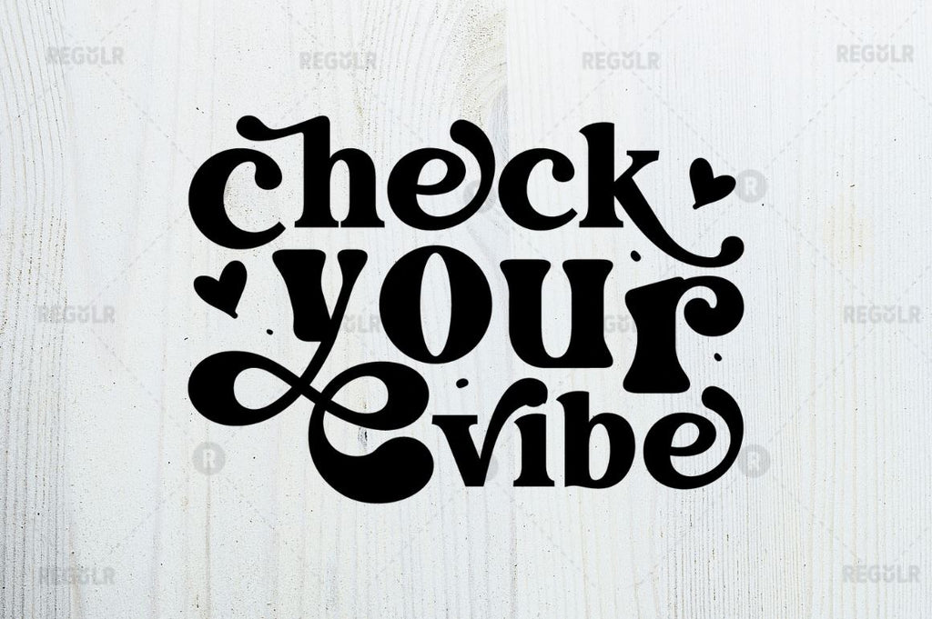 Check your vibe SVG - So Fontsy