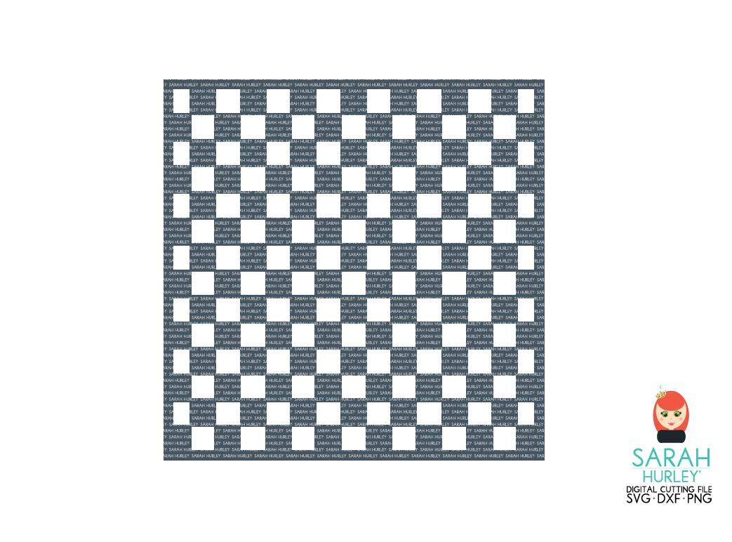 Checkerboard Template - So Fontsy