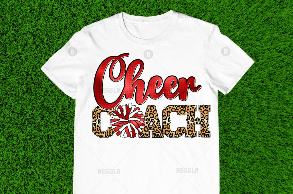 Cheer Coach Sublimation Design - So Fontsy