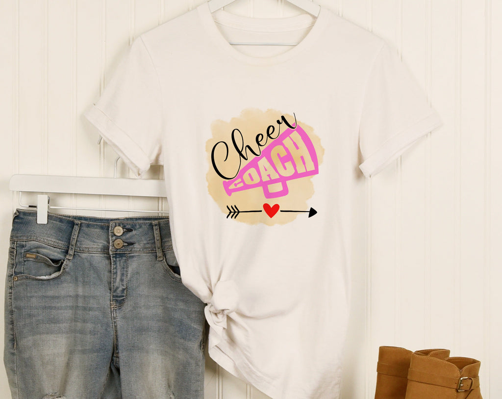 Cheer Coach Sublimation Designs Bundle, 6 Designs, Cheer Coach PNG ...