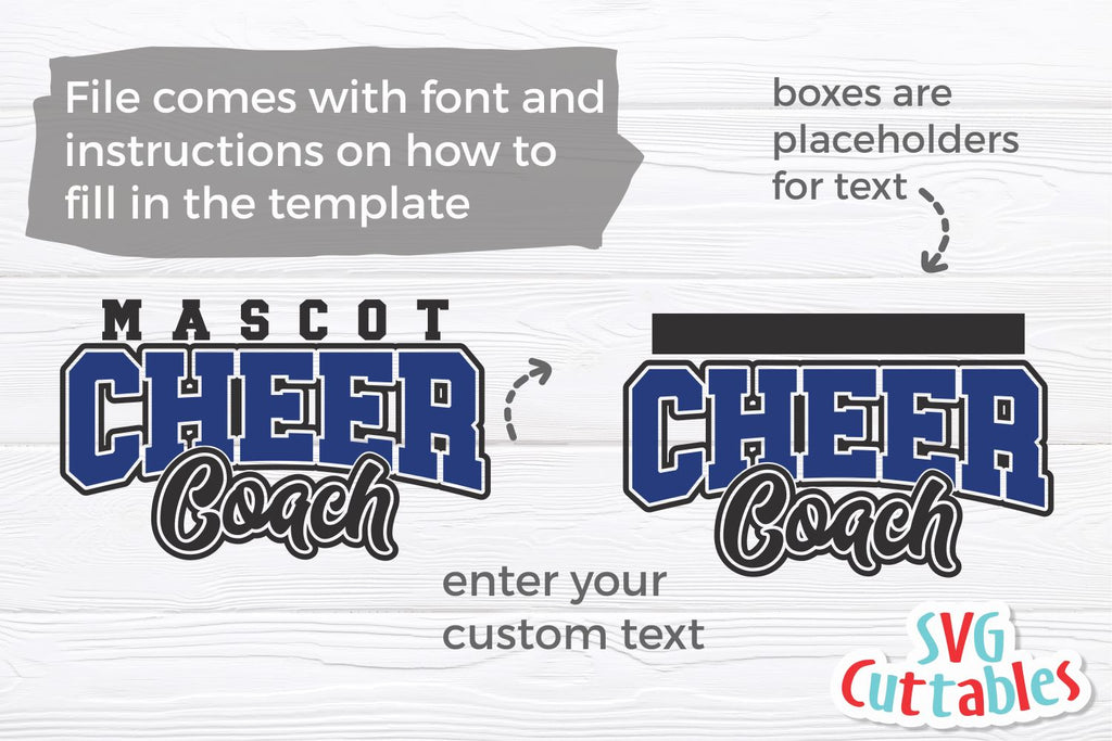 Cheer Coach svg Cut File - Cheer Template 0068- svg - eps - dxf - Chee ...
