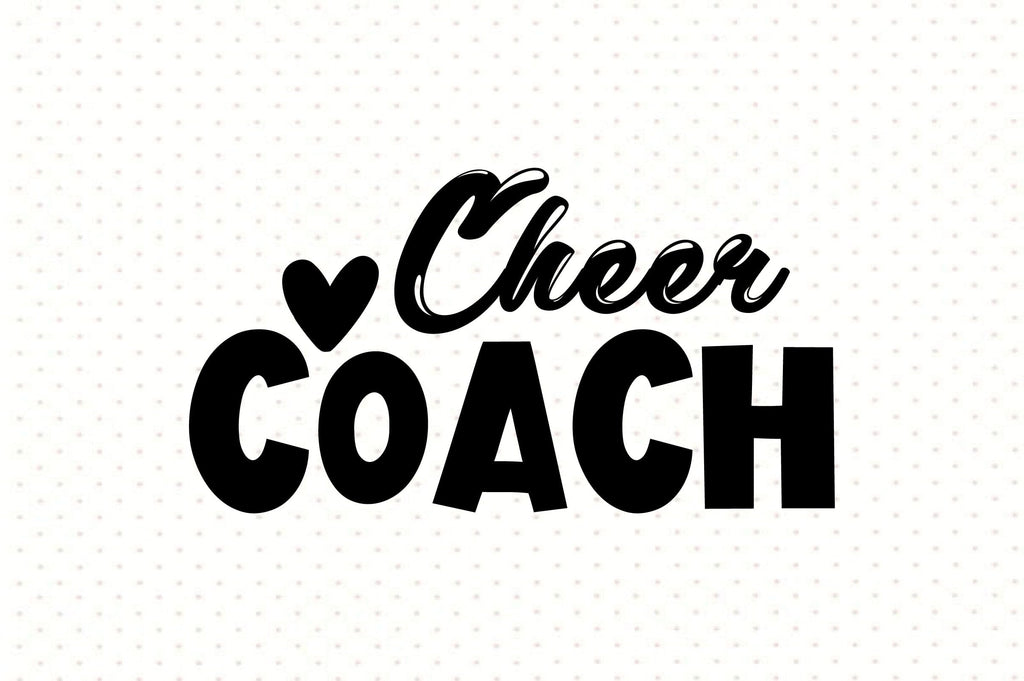Cheer Coach svg - So Fontsy