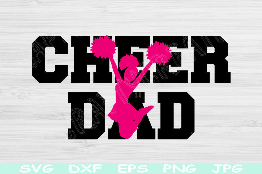 Cheer Dad Svg, Cheer Svg, Cheerleader Svg, Dxf, Png Instant Digital ...