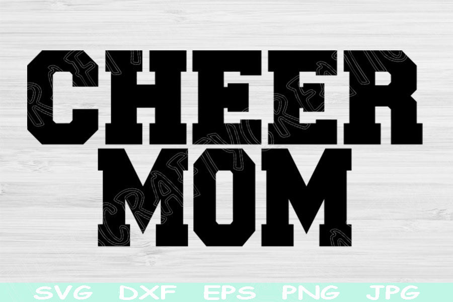 Cheer Mom Svg, Cheer Svg, Cheerleader Svg, Dxf, Png Instant Digital ...