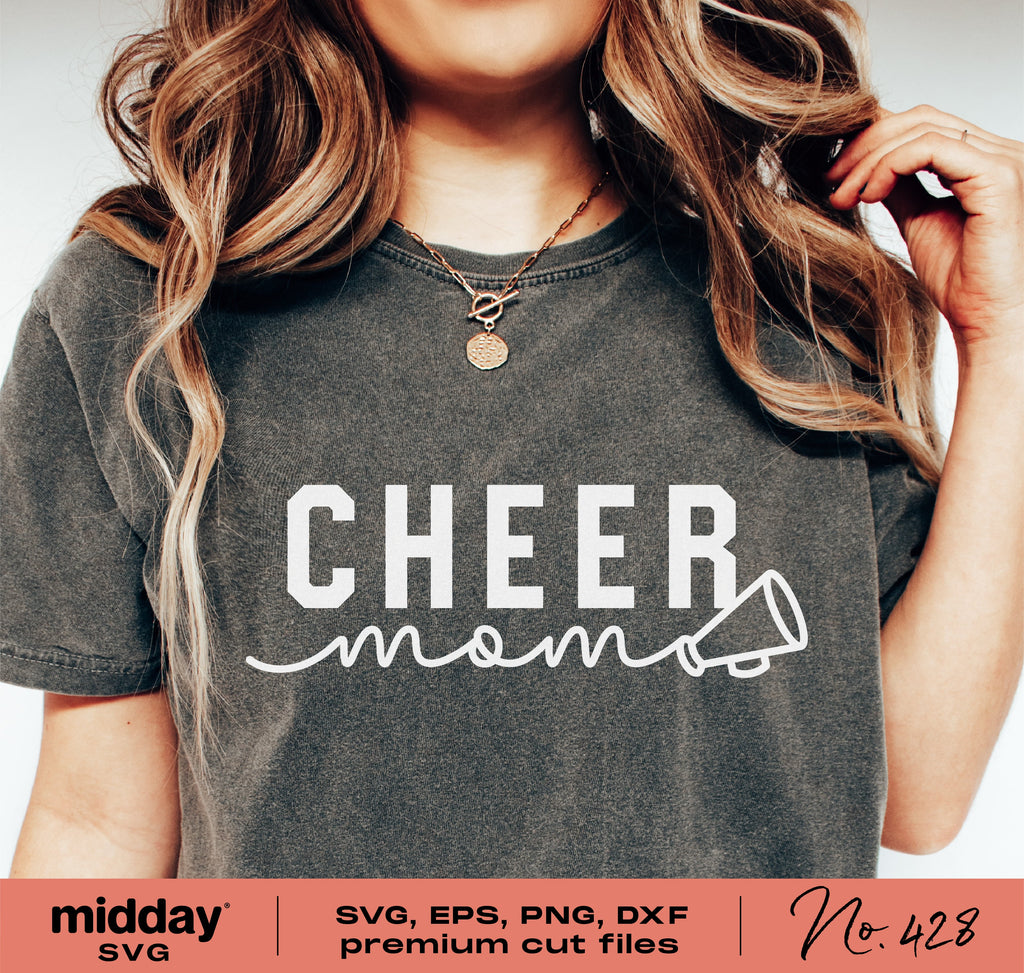 Cheer Mom Svg, Cheerleader Cut Files, Cheer Mama, Cheerleading mom - So ...