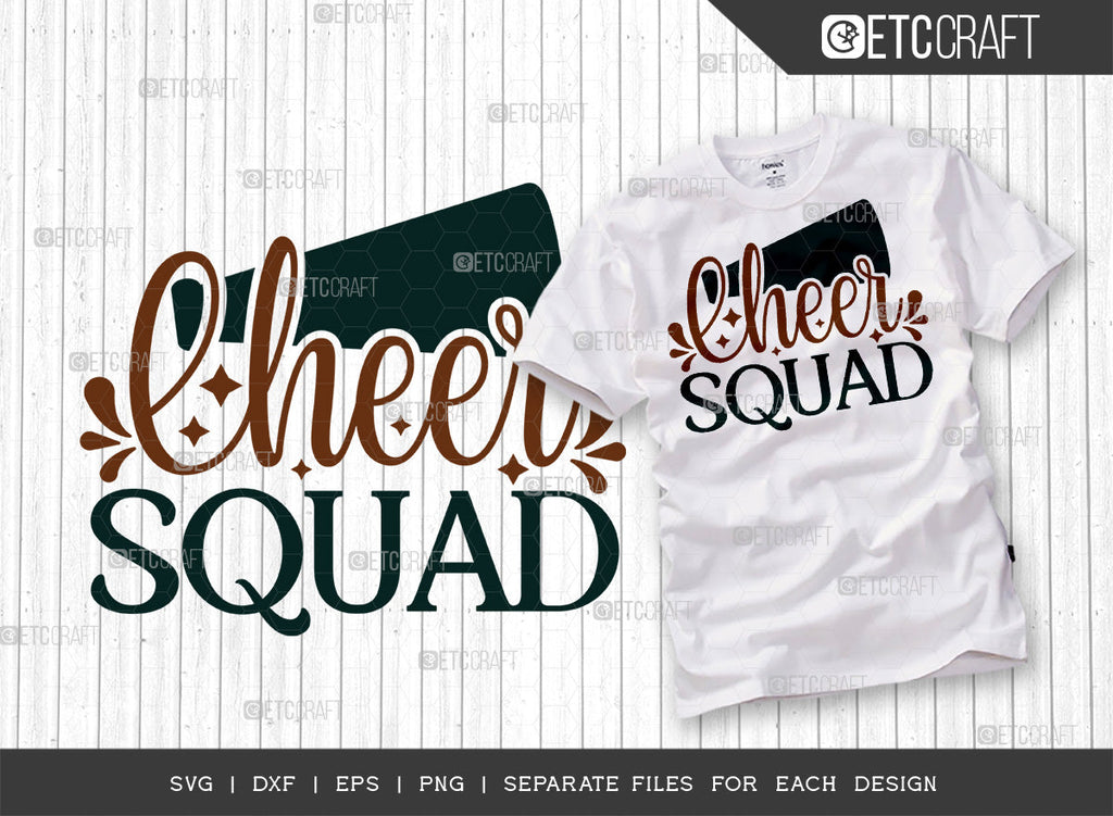 Cheer Squad SVG Bundle, Cheerleading Svg, Cheer Svg, Cheer Life Svg ...
