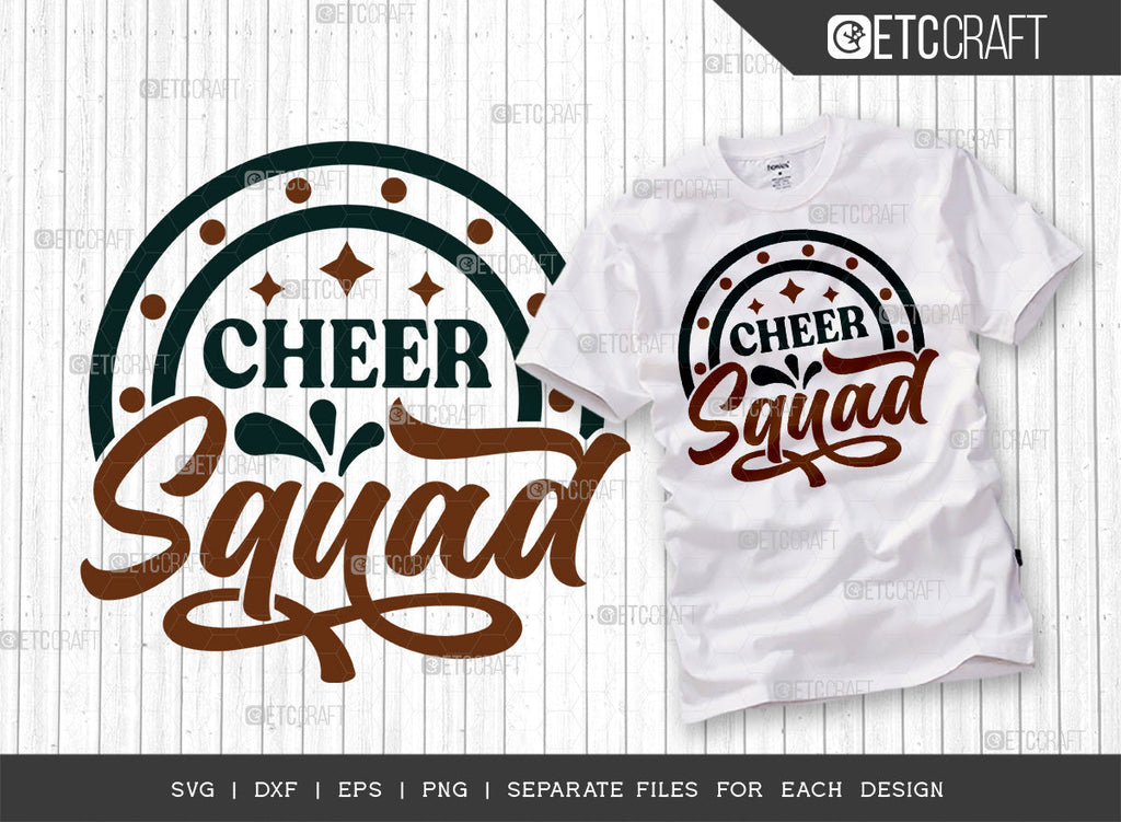 Cheer Squad SVG Cut File, Cheerleading Svg, Cheer Svg, Cheer Life Svg ...