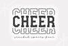 Cheer - Stacked Sports Font - So Fontsy