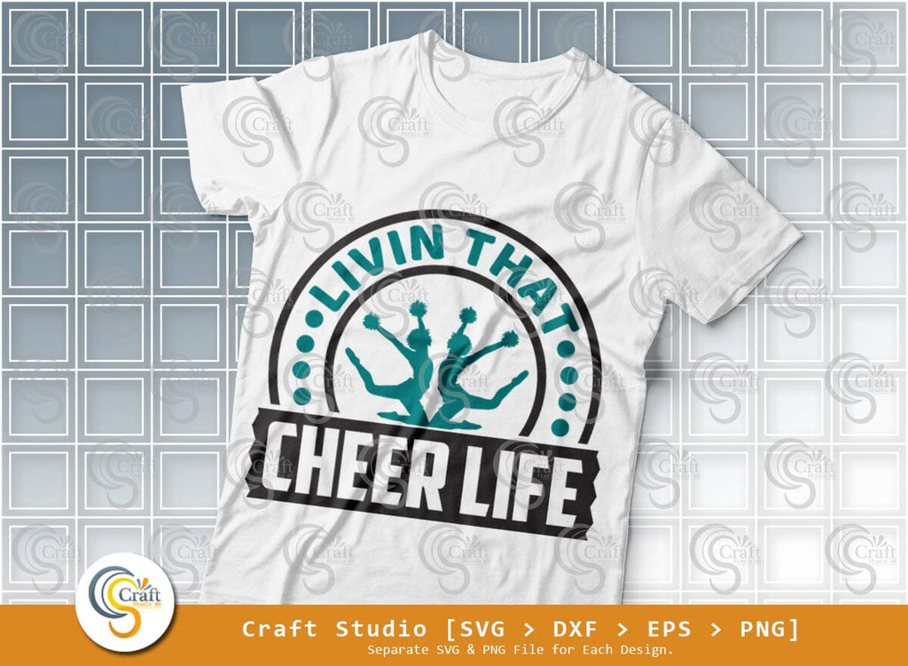 Cheer SVG Bundle, Cheerleading Svg, Cheer Svg, Cheer Life Svg, Cheer ...
