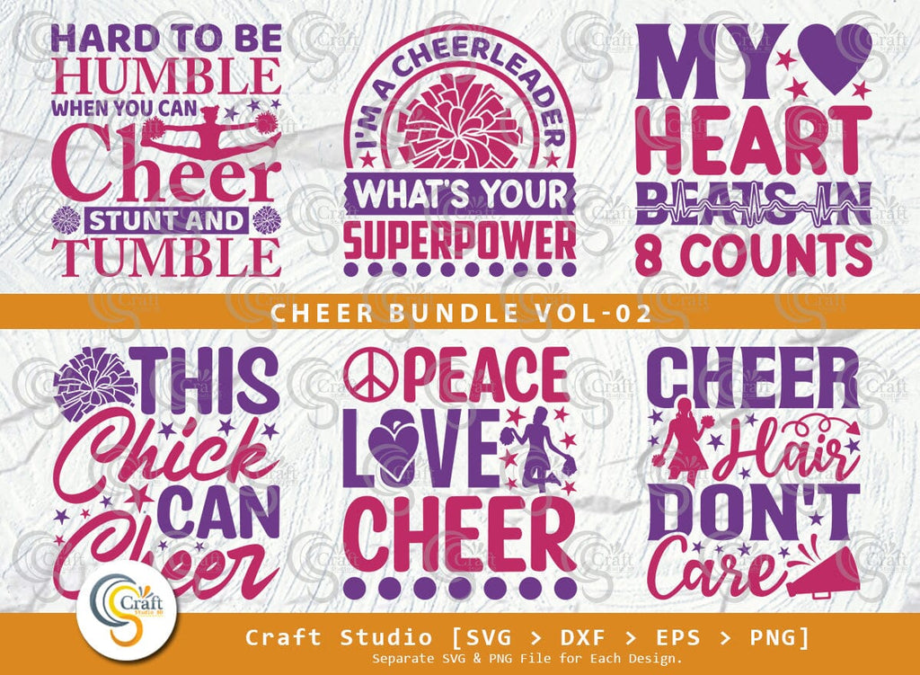 Cheer SVG Bundle, Cheerleading Svg, Cheer Svg, Cheer Life Svg, Cheer ...