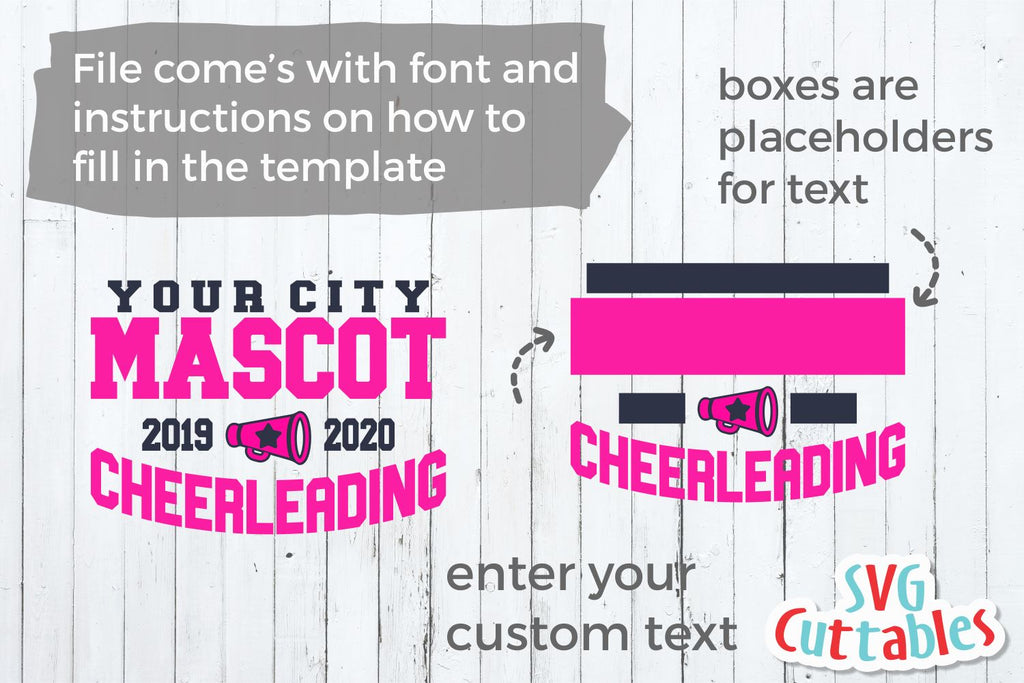 Cheer Template 0035 - So Fontsy