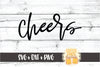 Cheers - New Year SVG PNG DXF Cut Files - So Fontsy