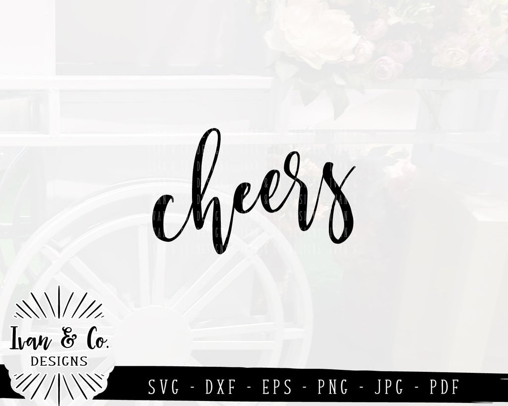 Cheers SVG Files | Christmas | Drinking | Holidays | Winter SVG ...