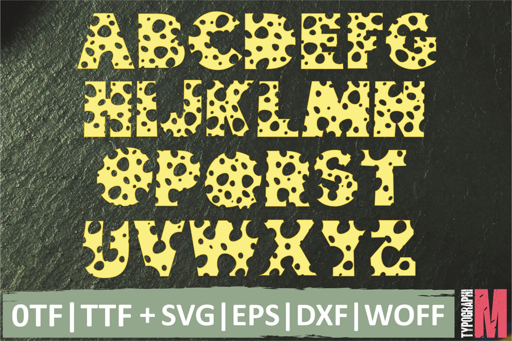 Cheese Font - So Fontsy