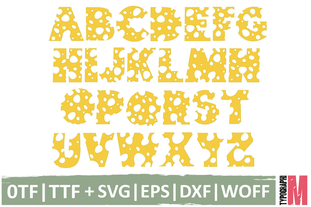Cheese Font - So Fontsy