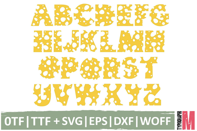 Cheese Font - So Fontsy